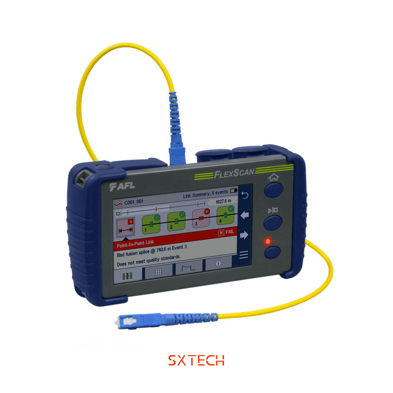 FlexScan® FS200 SM OTDRs with SmartAuto® & LinkMap - SXTech